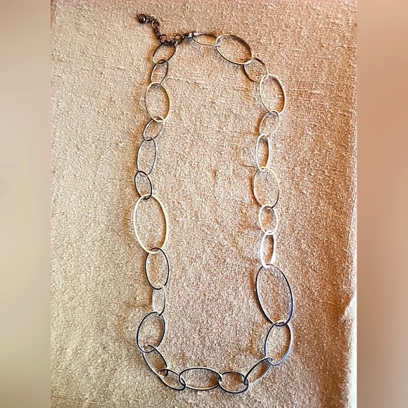 Chico's | Jewelry | Vintage Womens Chicos Statement Necklace Silver ...